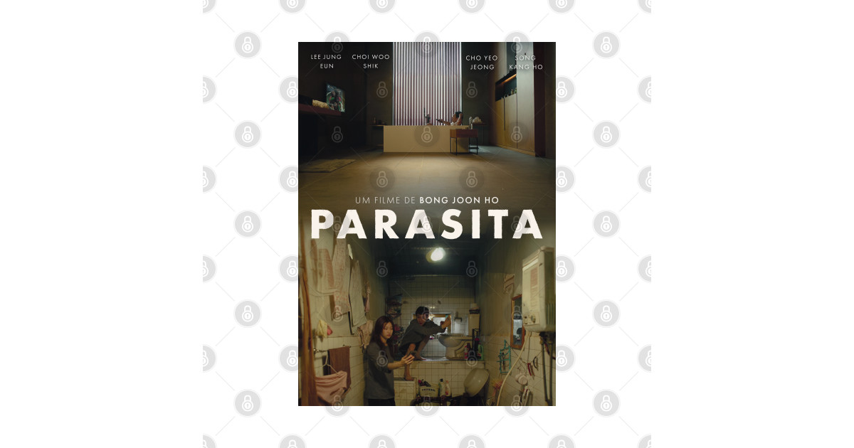 Parasite movie redesign poster - Parasite - T-Shirt | TeePublic