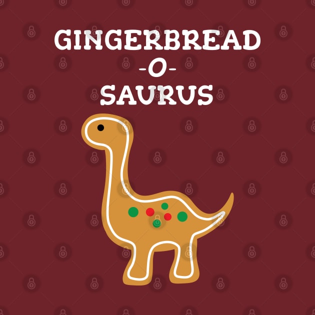 Cute Gingerbread Cookie Christmas Dinosaur - Christmas Dinosaur - T ...
