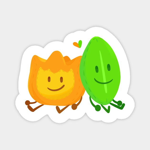 Fireafy (Battle For Dream Island) - Bfdi Firey - Magnet | TeePublic