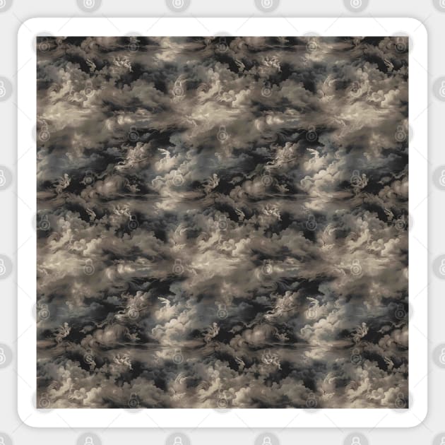 Storm Seamless Pattern Typhoon Tornado Cyclone Hurricane Weather Dark ...