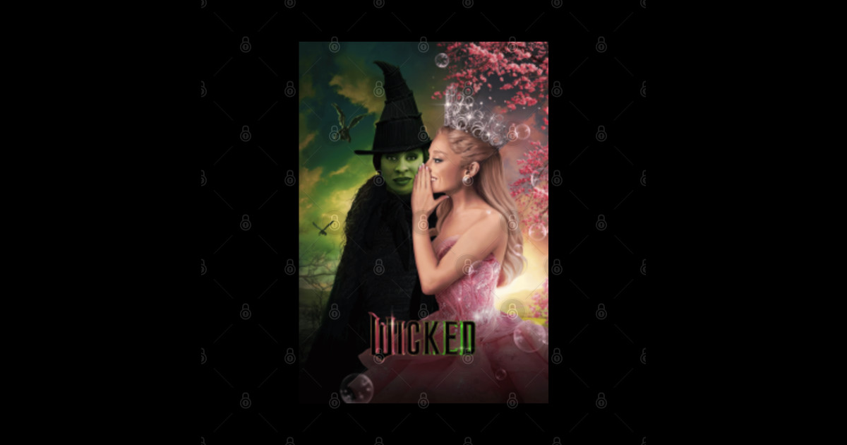 Wicked Glinda Tonal and Elphaba - Wicked - Posters and Art Prints ...