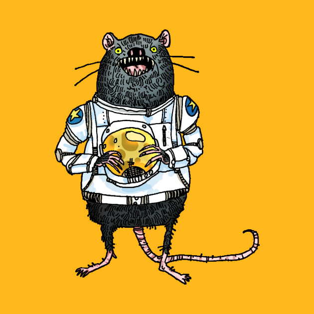 Rat Astronaut! - Cosmonaut - T-Shirt | TeePublic