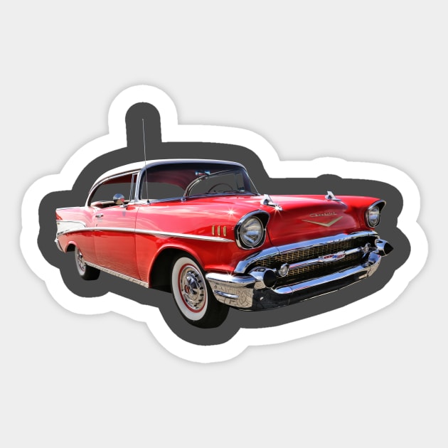 1957 Chevrolet Bel Air - Bel Air - Sticker | TeePublic