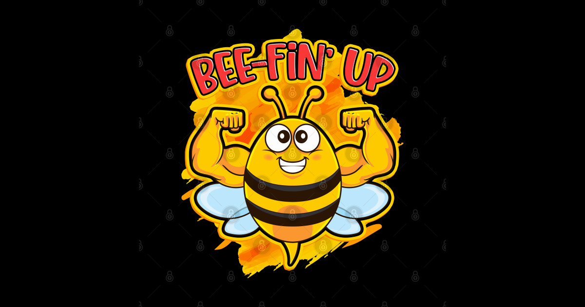 Beekeeper Bee Fin' Up - Bee - Sticker | TeePublic