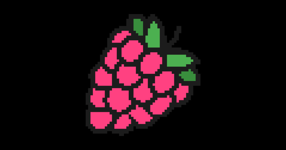 Raspberry Pixel Art - Raspberry Sorbet - Sticker | TeePublic