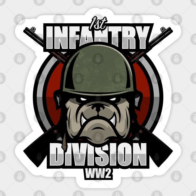 WW2 1st Infantry Division - Ww2 First Infantry - Sticker | TeePublic