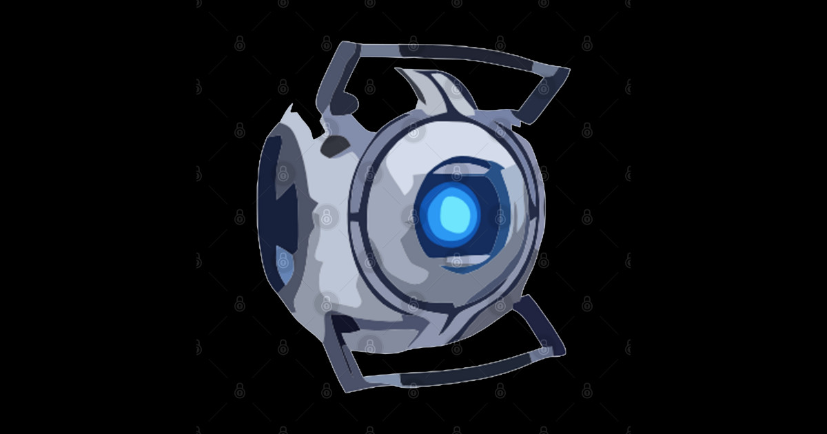 Wheatley Portal Painting - Portal - Sticker | TeePublic