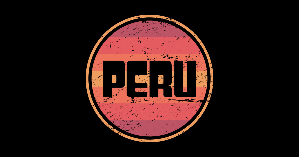 Retro Peruvian PERU - Peru - Sticker | TeePublic