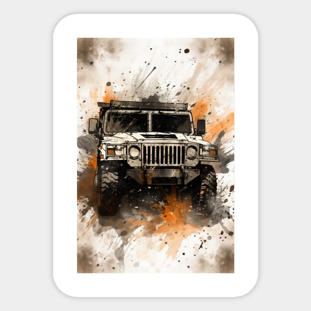 US Military Humvee - Humvee - Sticker | TeePublic