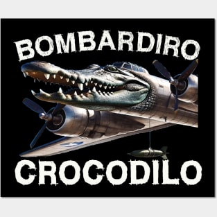 Tralalero Tralala Bombardino Crocodilo Posters and Art Prints for Sale ...