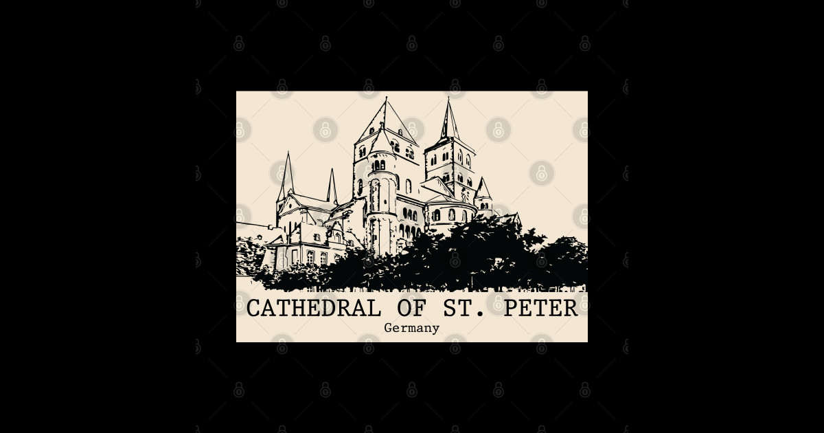 Cathedral of St. Peter - Germany - Cathedral Of St Peter - Sticker ...