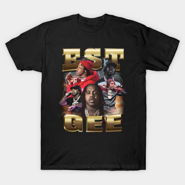 EST Gee Retro Collage - Est Gee - T-Shirt | TeePublic