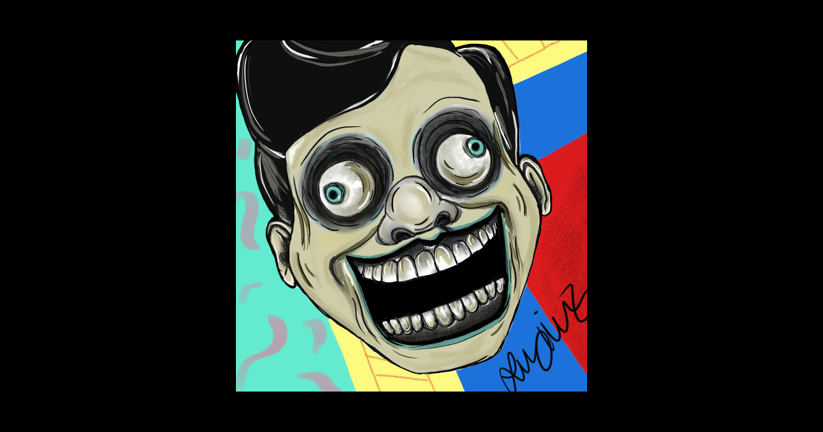 Mr. Chuckle Teeth - Horror - Sticker | TeePublic