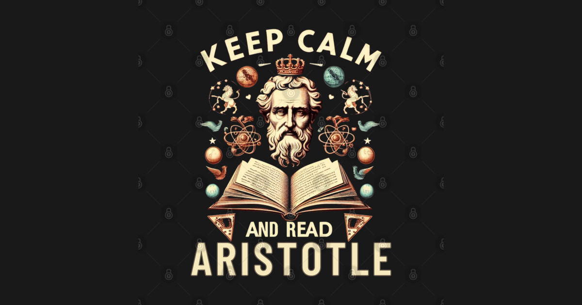 Aristotle art and quote for stoicism lovers - Aristotle Quote - T-Shirt ...