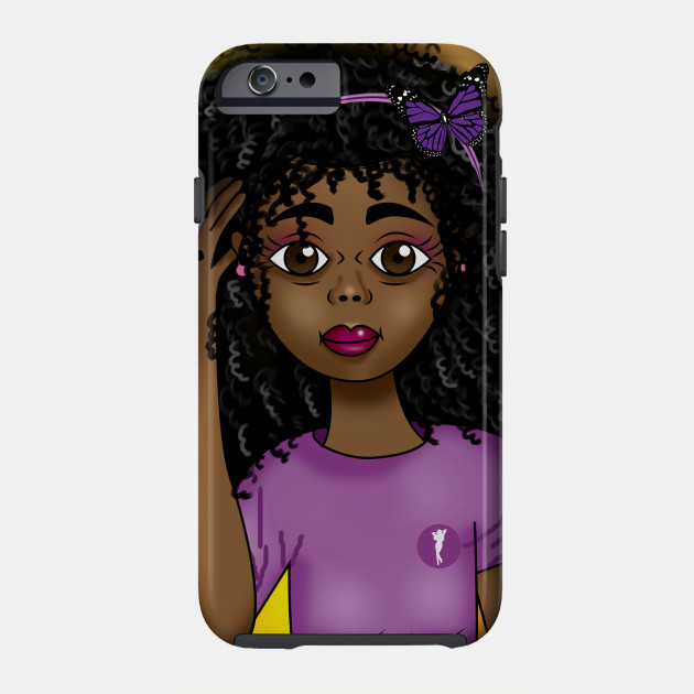 Melanin Poppin Digital Art Cute Anime Style Drawing Black Anime Girl T ...