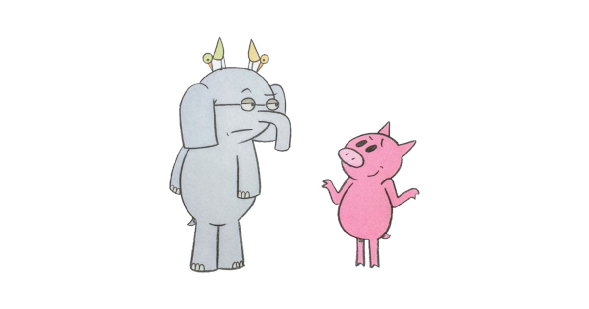Elephant and Piggie - Gerald and Piggie - Elephant And Piggie - T-Shirt ...