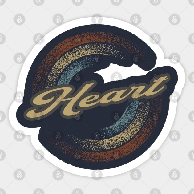Heart Circular Fade - Musician - Sticker | TeePublic