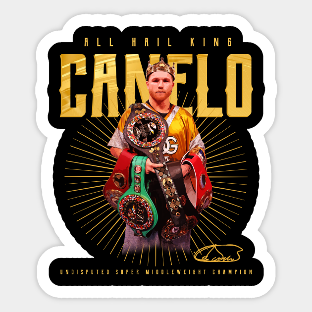 Canelo Alvarez - Canelo Alvarez Boxing - Sticker | TeePublic