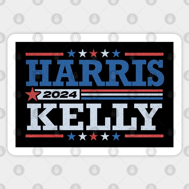 HARRIS KELLY 2024 VOTE FOR KAMALA HARRIS - Harris Kelly 2024 - Sticker ...