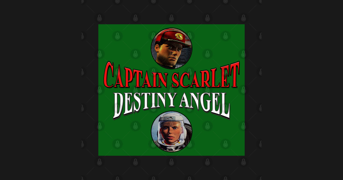 Captain Scarlet & Destiny Angel - Captain Scarlet - T-Shirt | TeePublic