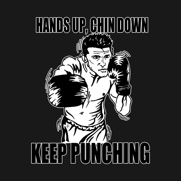 Keep Punching (Boxing) - Boxing - T-Shirt | TeePublic