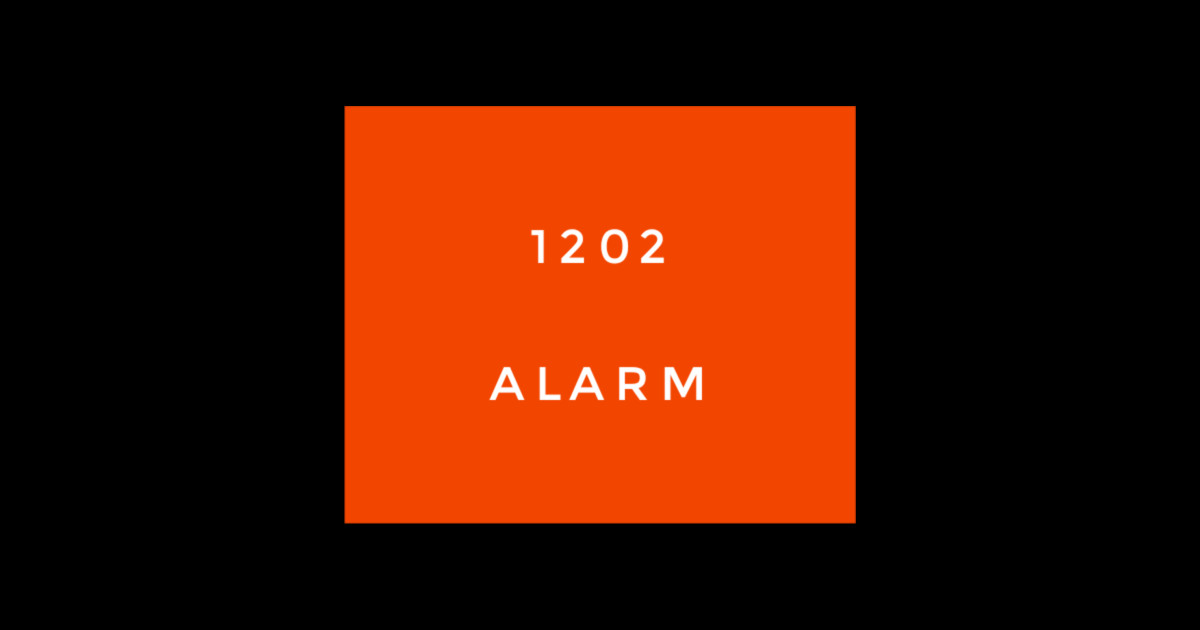 Apollo 11 - 1202 Program Alarm - 1202 - Sticker | TeePublic