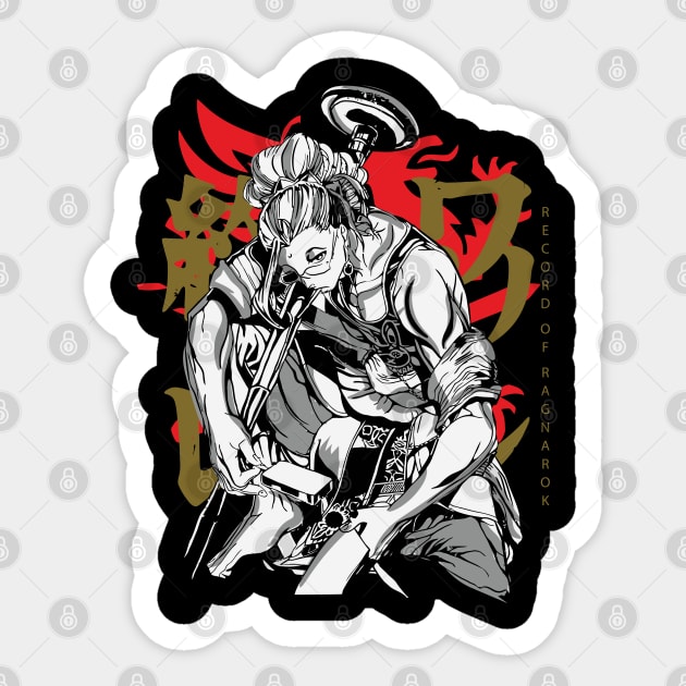 Buddha RoR anime Fanart - Anime And Manga - Sticker | TeePublic