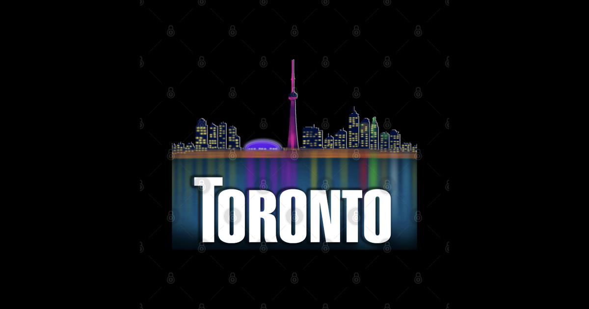 Toronto Logo - Toronto - Sticker | TeePublic