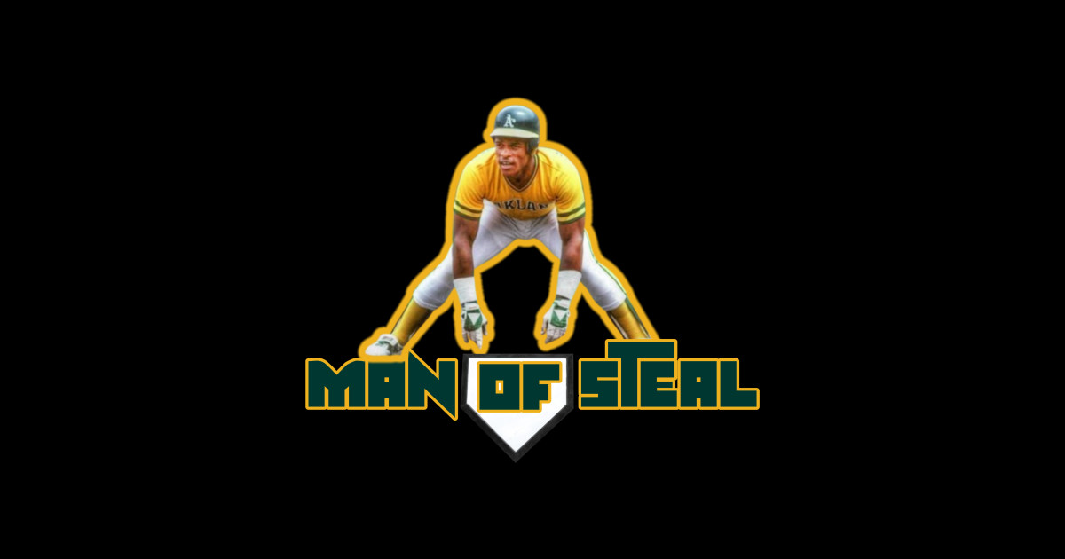 Ricky Henderson aka Man of STEAL - Ricky Henderson - Sticker | TeePublic