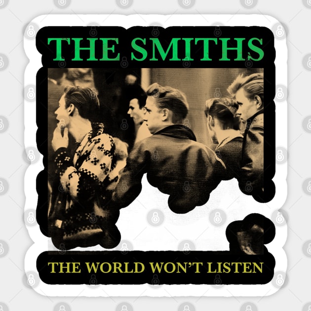 The Smiths - Pencil Drawing Style - The Smiths - Sticker | TeePublic