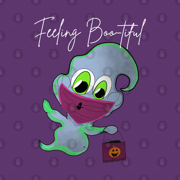 Feeling Boo-tiful! Trick-Or-Treating Ghost T-Shirt sold by Modestine ...