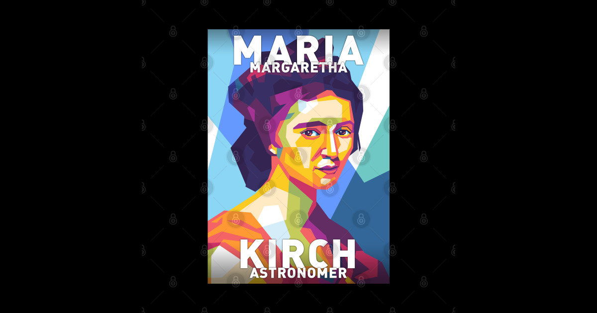 Maria Margaretha Kirch - Astronomer - Sticker | TeePublic