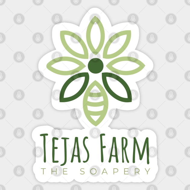 Tejas Farm logo - Tejasfarm - Sticker | TeePublic