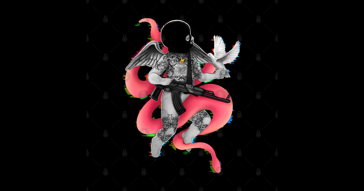 Riot punk angel no war no peace - Riot - Posters and Art Prints | TeePublic