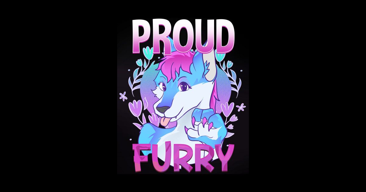 Proud Furry I Furries Cosplay Fandom - Kawaii - Sticker | TeePublic