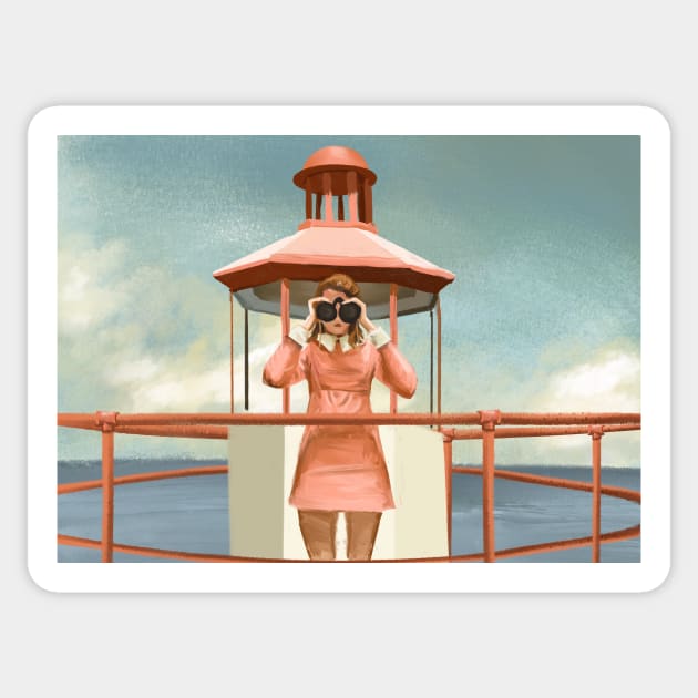 Moonrise Kingdom Lighthouse Fanart by Cara Dunning - Lighthouse ...