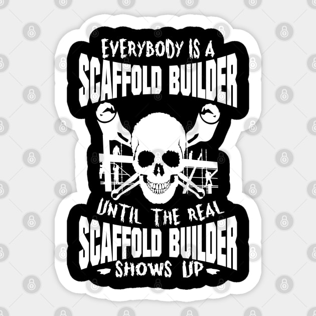 Real Scaffold Builder - Scaffold Mob Merch - Sticker | TeePublic