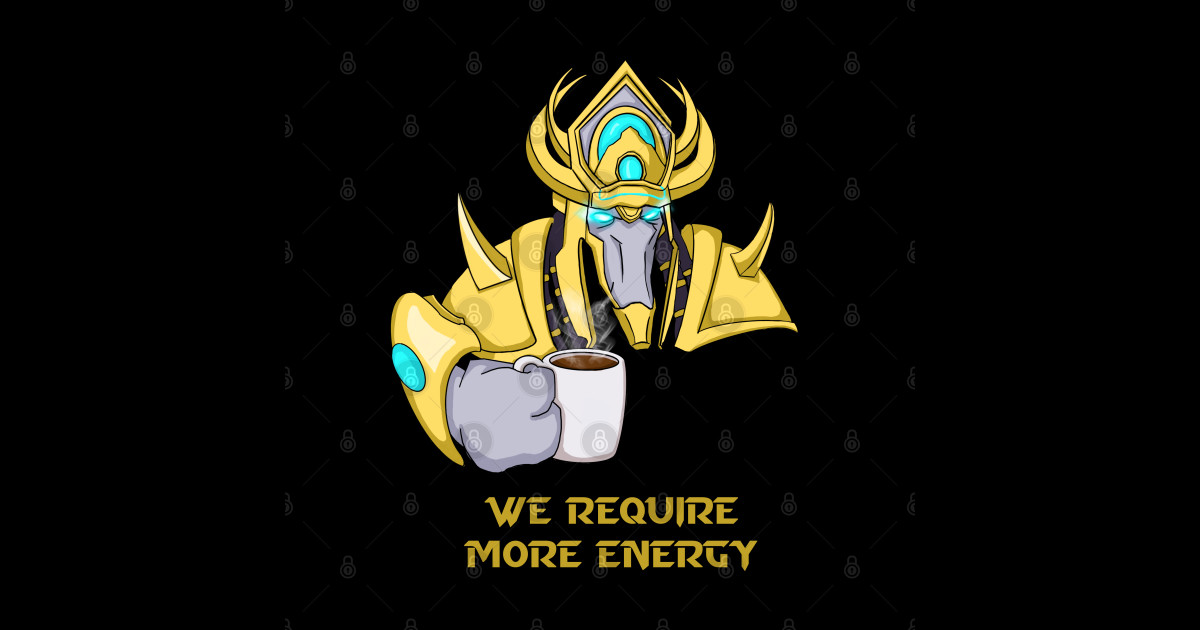 More Energy - Protoss - Sticker | TeePublic
