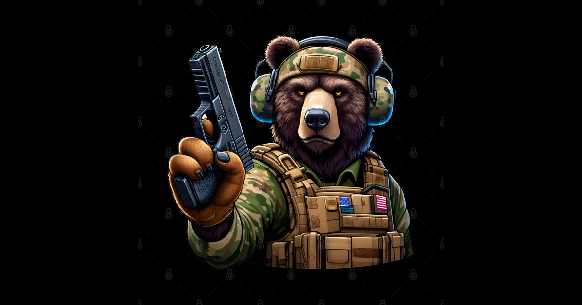 Tactical Bears - Tactical - Sticker | TeePublic