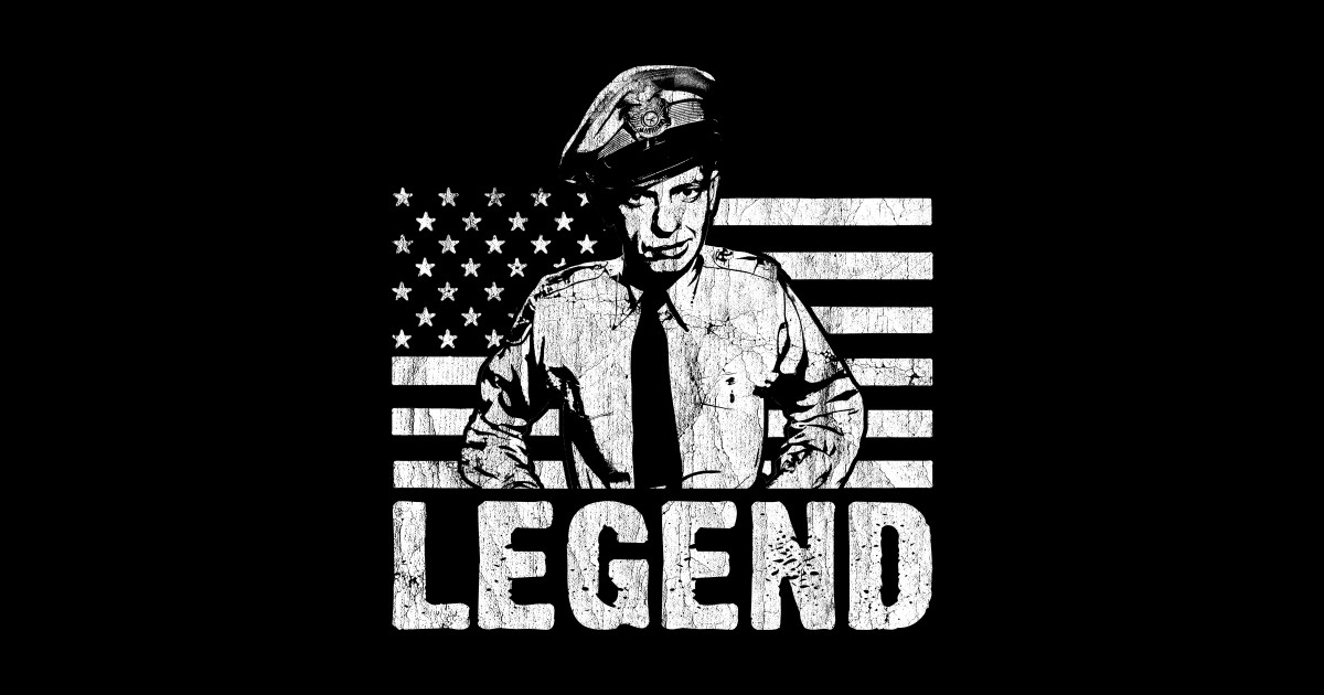 Barney Fife Legend 80s TV - Barney Fife - Sticker | TeePublic