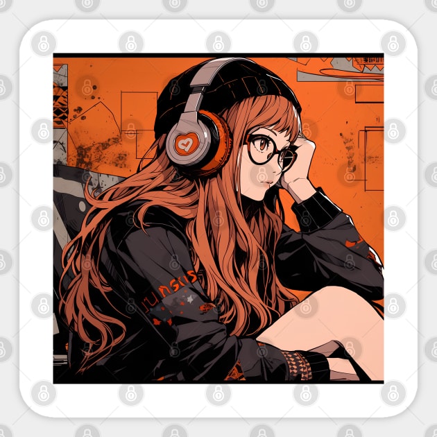 futaba sakura - Anime - Sticker | TeePublic
