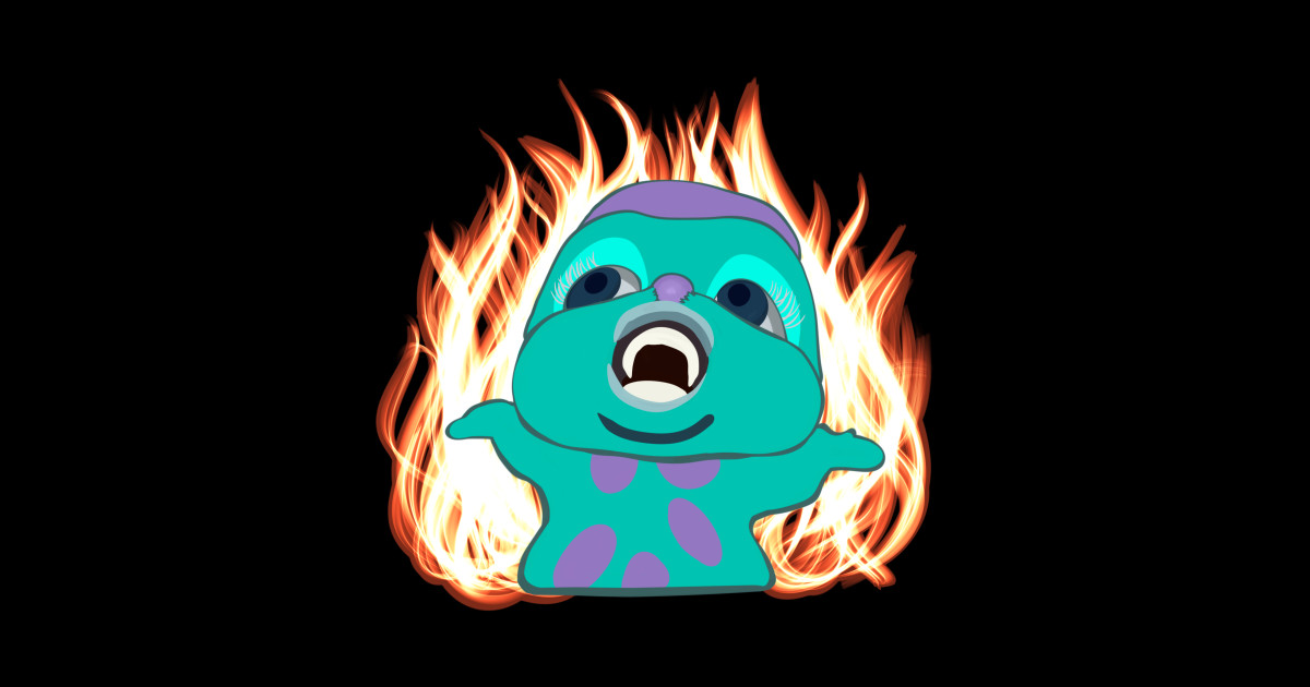 Bibble fire meme - Barbie - Sticker | TeePublic