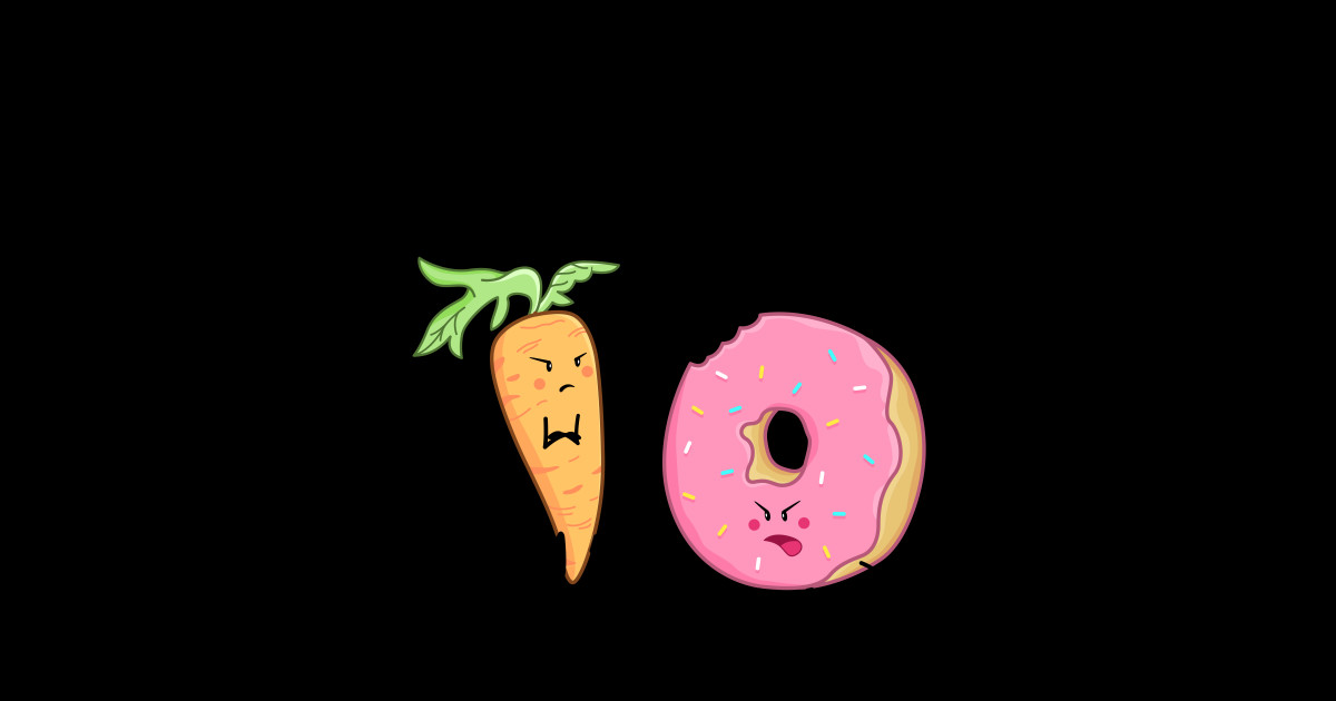 U Donut Carrot All! - Donut - Magnet | TeePublic