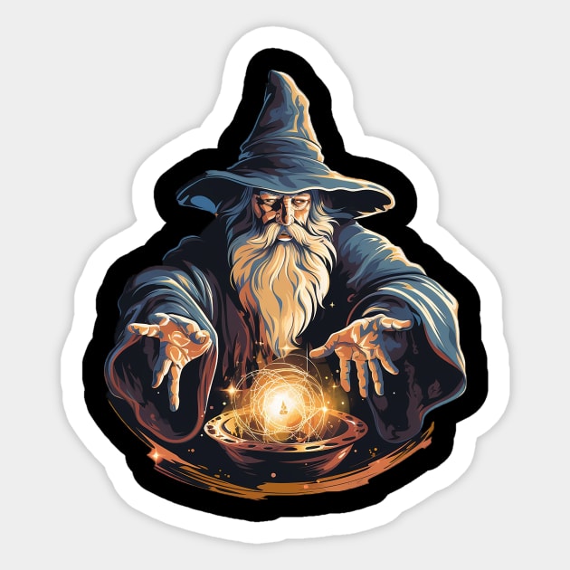 wizard - Wizard - Sticker | TeePublic