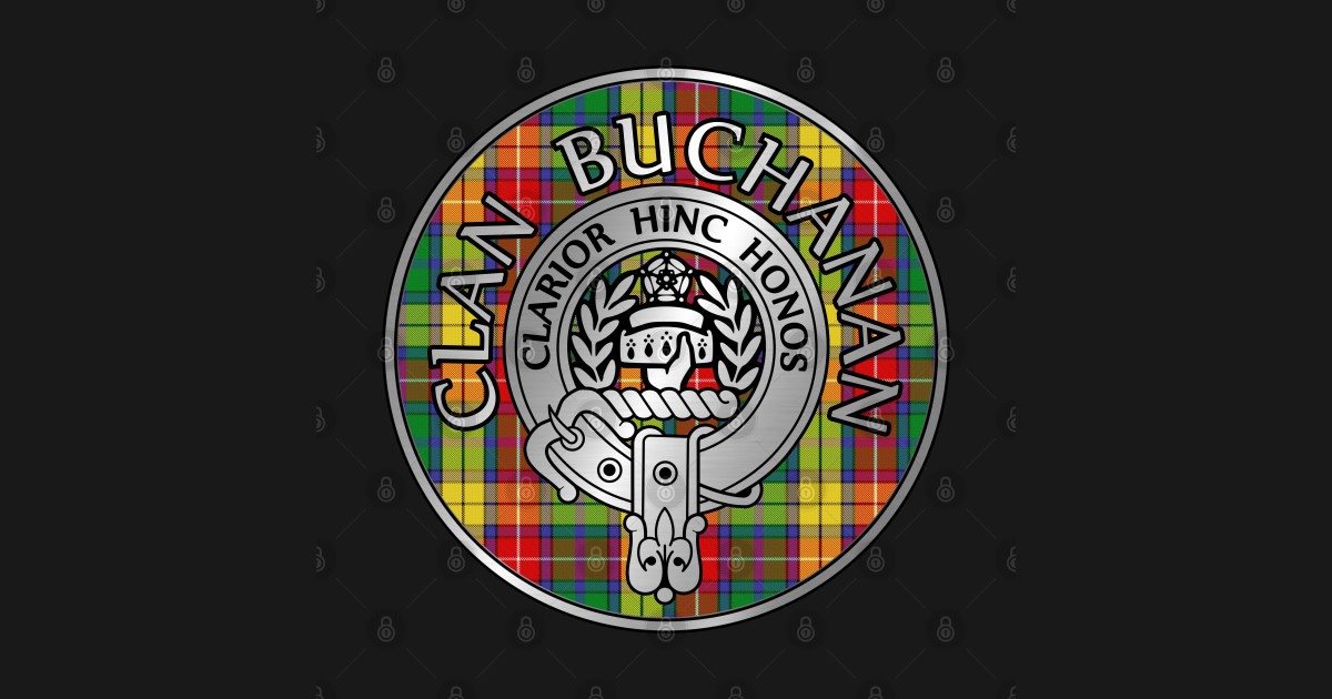 Clan Buchanan Crest & Tartan - Buchanan - T-Shirt | TeePublic