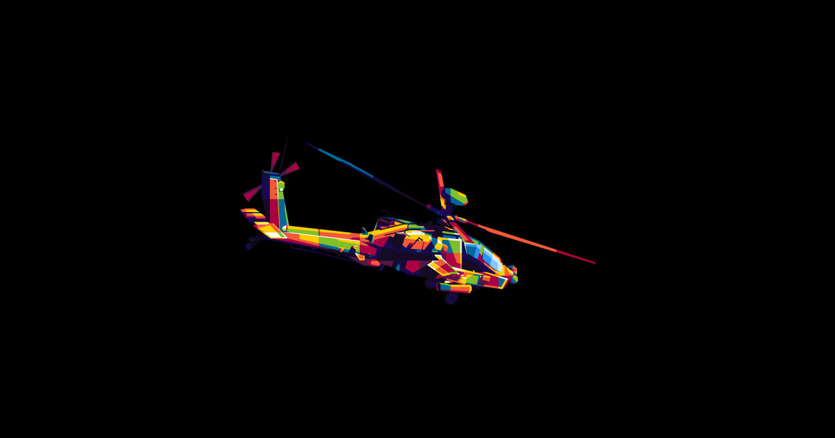 AH-64D Apache Longbow - Ah 64d - Sticker | TeePublic