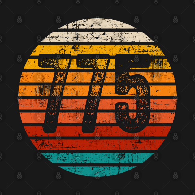 Distressed Vintage Sunset 775 Area Code - 775 Area Code - Onesie ...