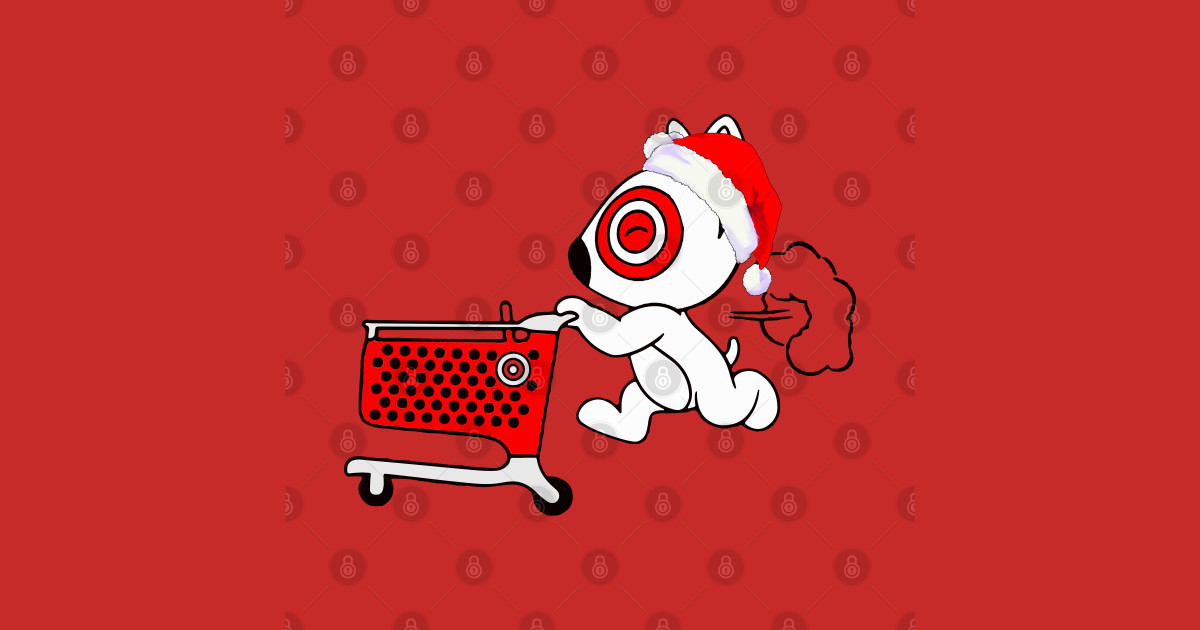 Christmas Bullseye Dog Target Team Member - Christmas Bullseye Dog ...
