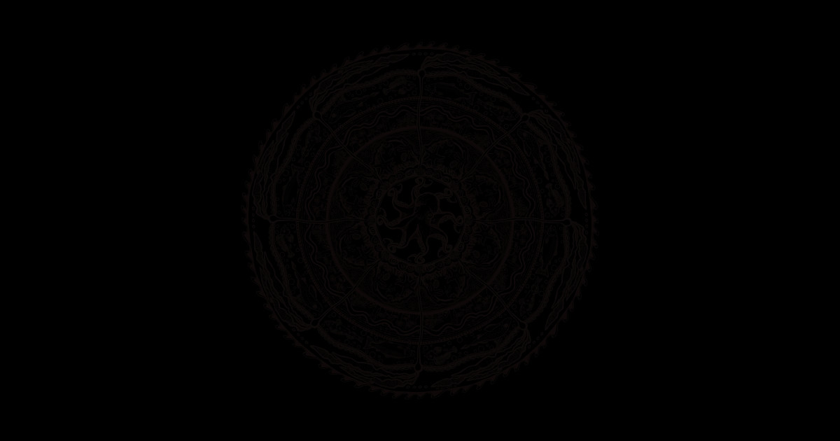 Salish Sea Mandala -line work - Salish Sea - Sticker | TeePublic