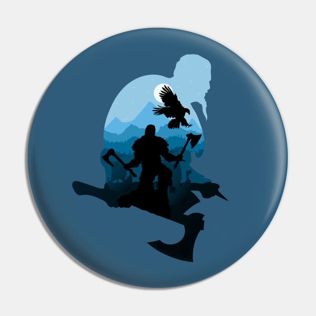 Midnight in Valhalla - Assassins Creed Valhalla - Pin | TeePublic